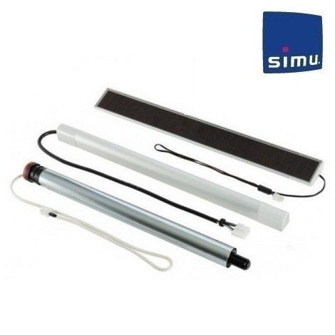 Simu 2008547- Kit motorisation volet roulant solaire Autosun 6 newtons